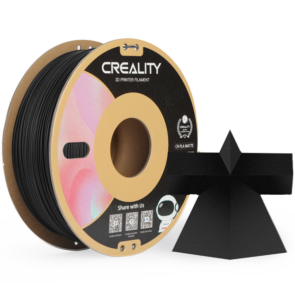 CR-PLA Matte Black -Premium Filament with Easy Support Removal - 3D ...