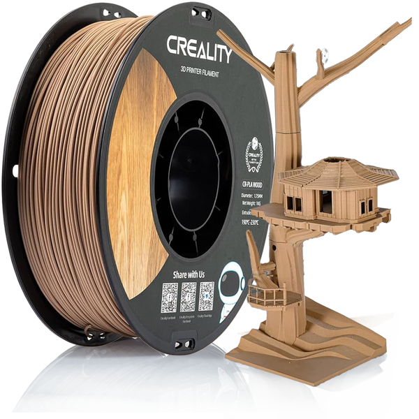 CR-Wood -3D Printing Filament made with PLA and Wood 1.75mm 1kg - 3D ...