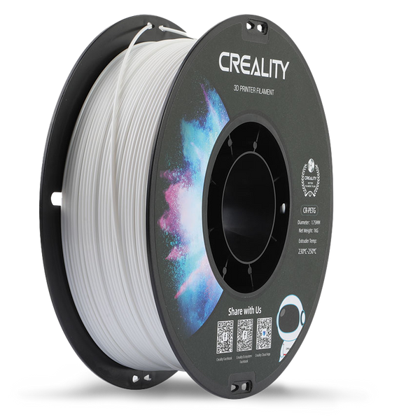 CR-PETG White - High Performance 3D Printing Filament 1.75mm 1kg - 3D ...