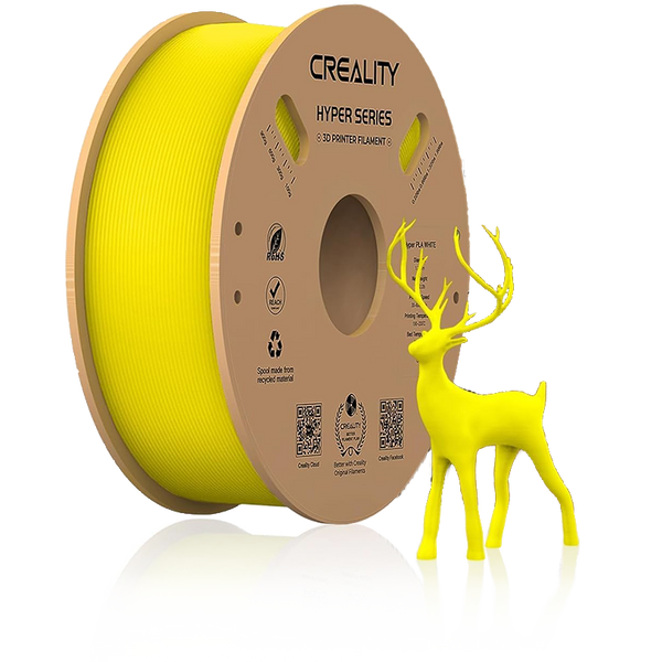 Hyper PLA Yellow | Hyper Speed , Low Warping PLA Filament by Creality ...