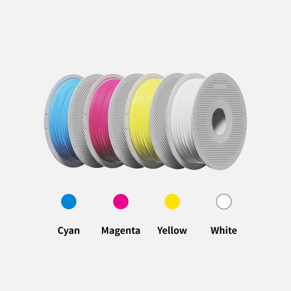 Bambu PLA Basic CMYK - Lithophane Bundle Cyan Magenta Yellow White ...