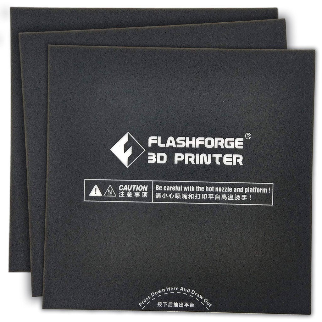 Flashforge Adventurer 3 Build Surface Sheet 3 Pack - 3D Printer Superstore