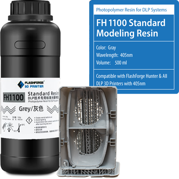 DLP FH1100 Standard Resin Grey - 3D Printer Superstore