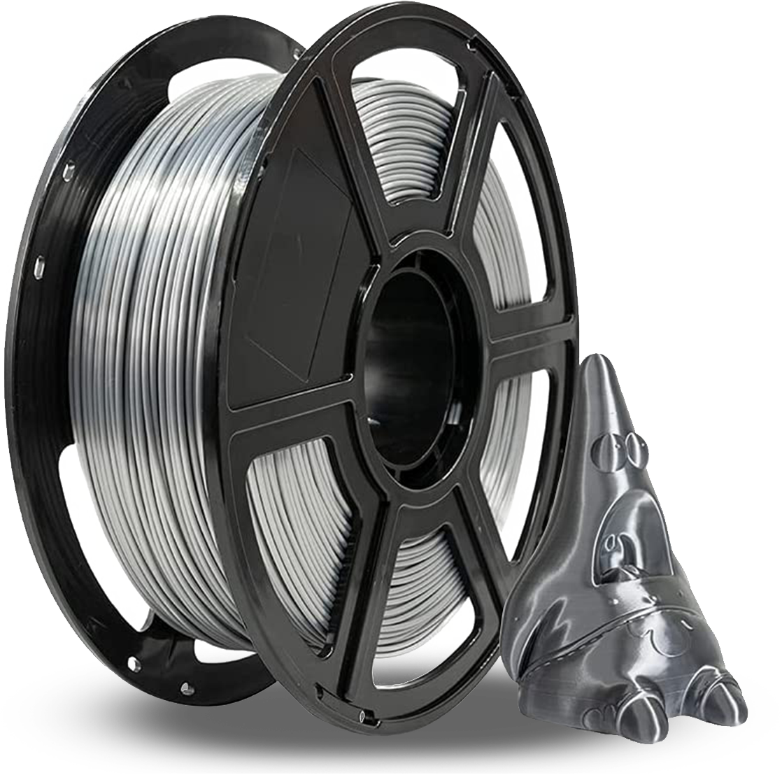 Flashforge Silk PLA Silver Filament 500g - 3D Printer Superstore